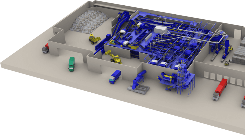 Single-Stream Recycling Systems - Machinex