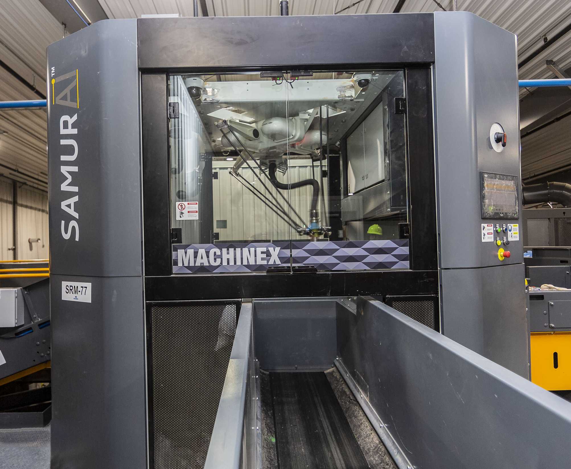 NEW SAMURAI SORTING ROBOT VIDEO - SINGLE STREAM SYSTEMS - Machinex